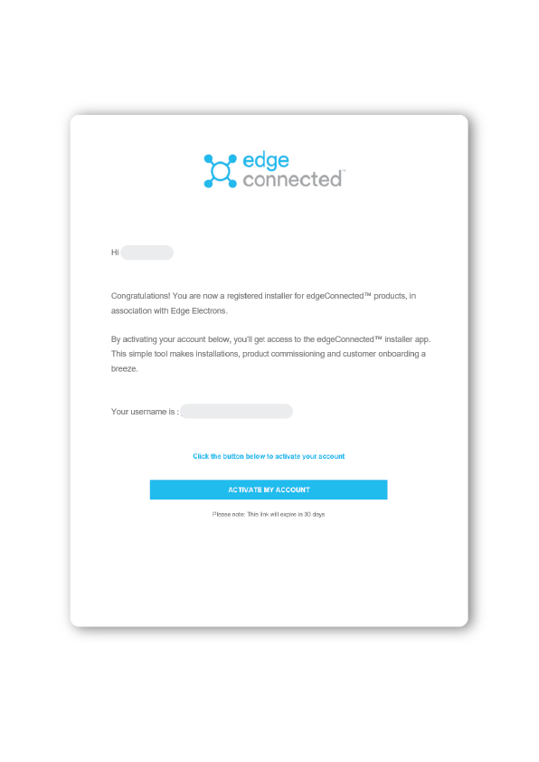 Residential Installation - Get Started - edgeConX